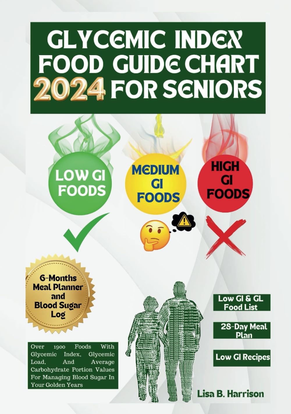 Glycemic Index Food Guide Chart 2024 For Seniors Over 1900 | Desertcart ...