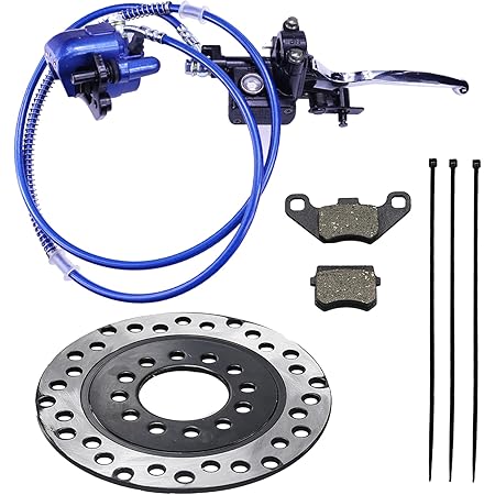 Amazon.com: Rear Hydraulic Disc Brake System Caliper, PRO BAT, ATV Quad ...