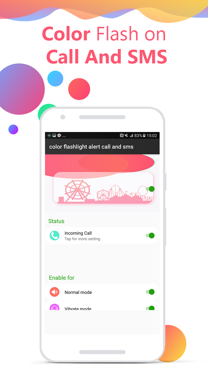 Flash on Call-Color flashlight alert Call and SmS - App on Amazon Appstore