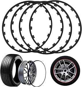 Amazon.com: Rim guard wheel Wheel Rims Protectors Wheel Protection Ring ...