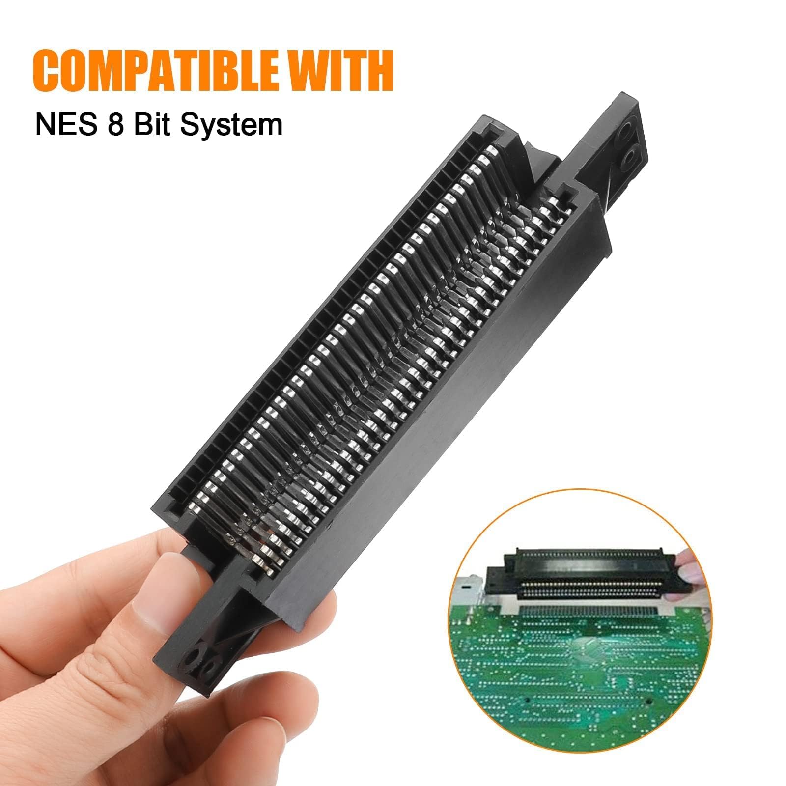 Snapklik.com : SUNJOYCO NES 72 Pin Connector Cartridge Slot, 72 Pin ...