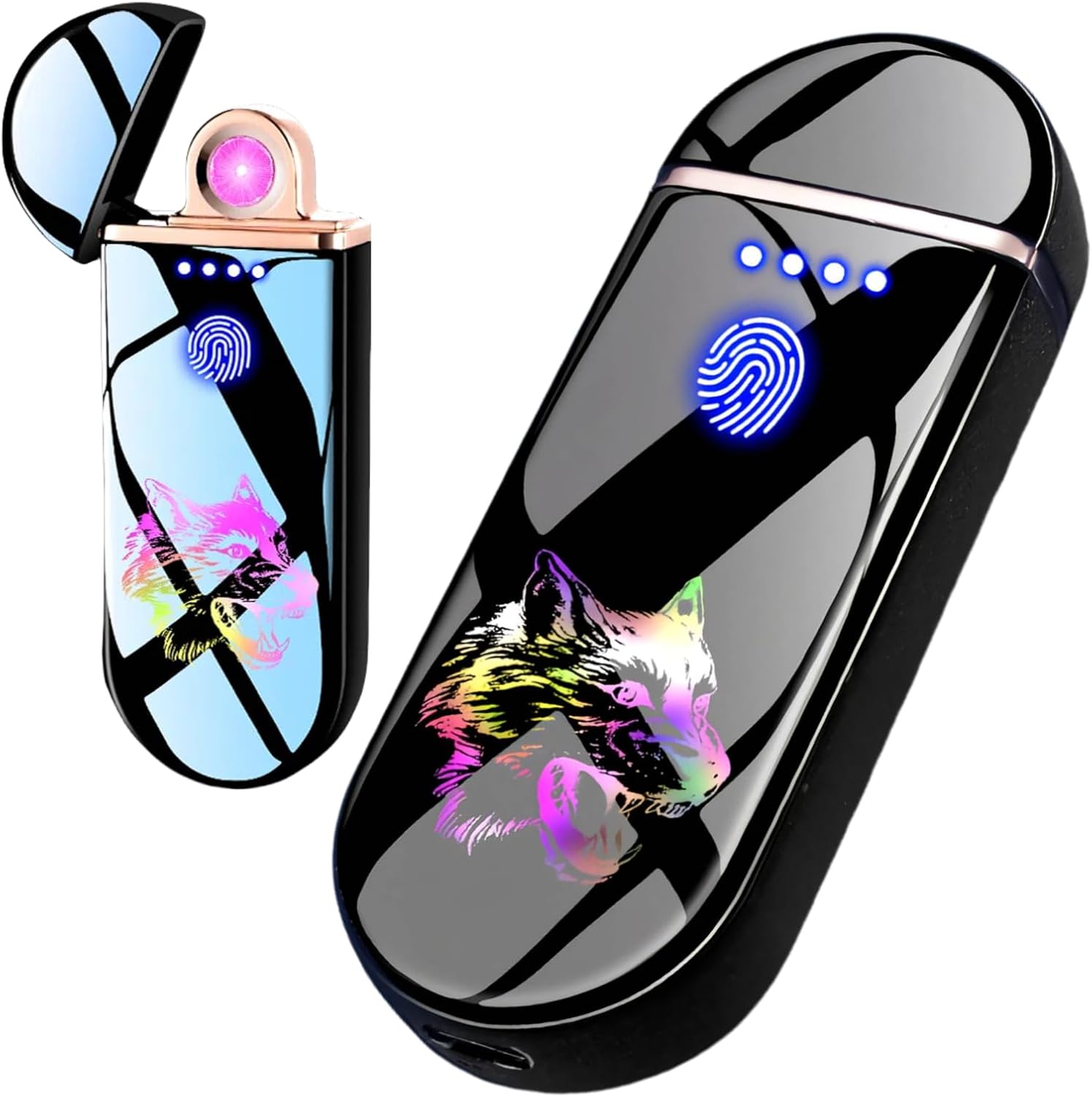 Amazon.com: NINSI Spinning Arc Lighter, Windproof Flameless Electric ...