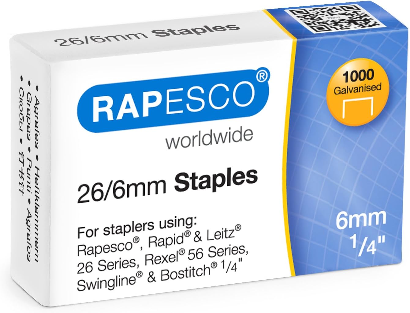 Rexel Staples No56 6Mm Pk1000 06131: Amazon.co.uk: Stationery & Office ...