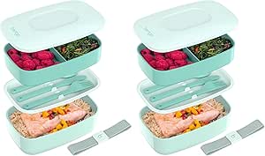 Amazon.com: Bentgo Classic - Adult Bento Box, All-in-One Stackable ...