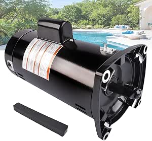 Amazon.com : USQ1202 Pool Motor 2 HP, 3450 RPM, 48Y Frame Square Flange ...