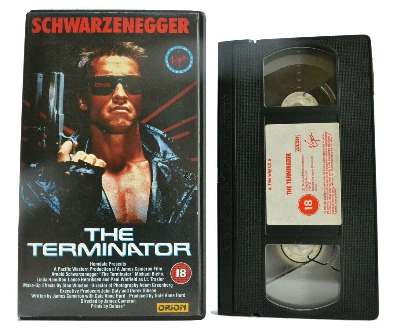 The Terminator [VHS] [1985] : Schwarzenegger Arnold: Amazon.co.uk: CDs ...