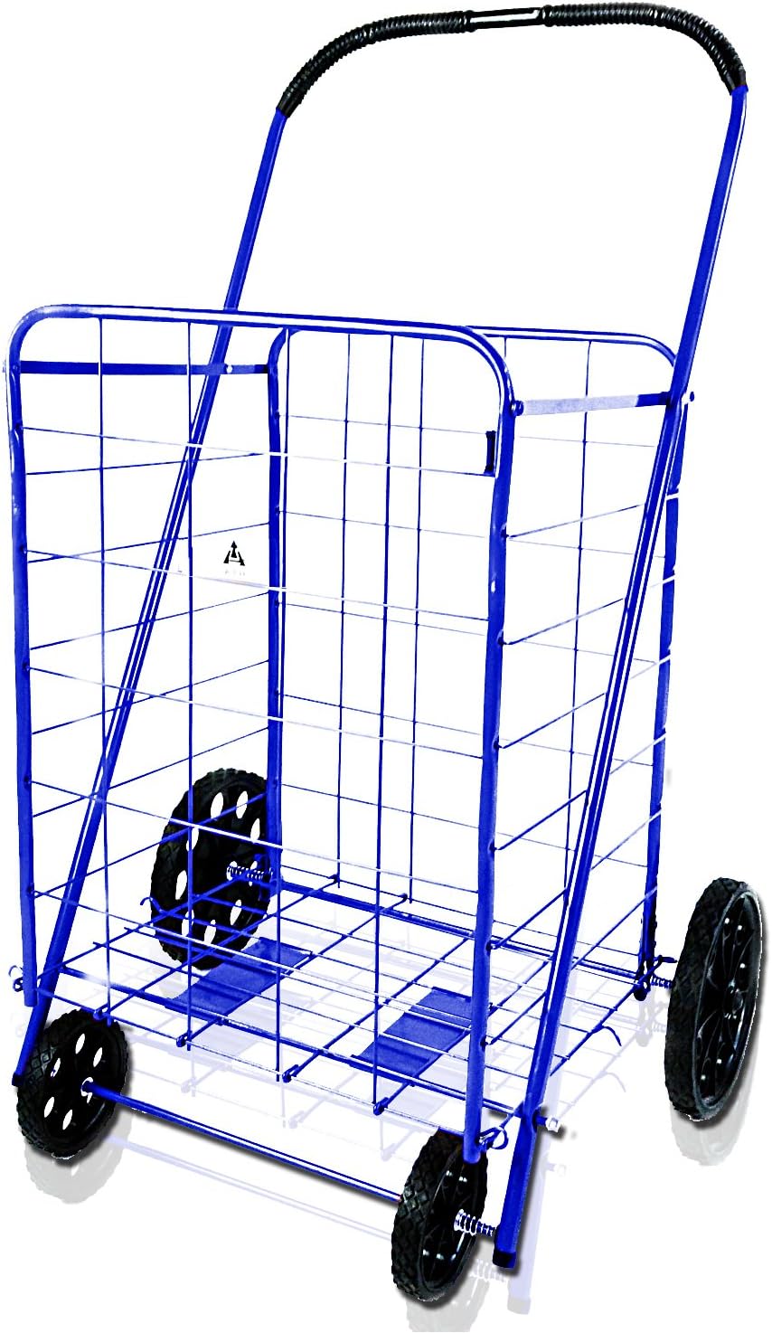 Amazon.com: ATH Large Deluxe Rolling Utility / Shopping Cart - Stowable ...