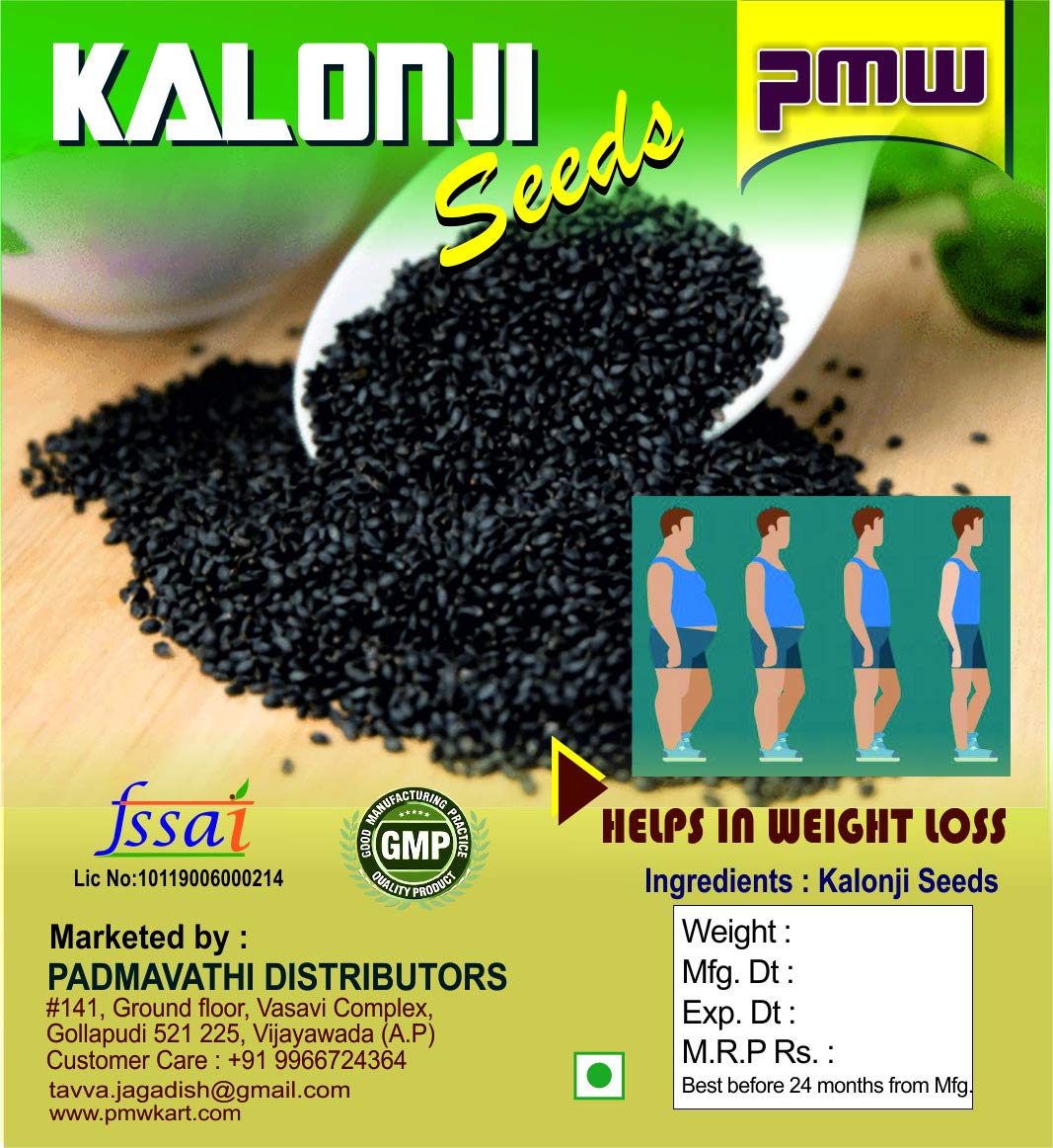 Pmw - Kalonji - Black Cumin - Kalo Jeera - Fennel Flower - Nigella ...