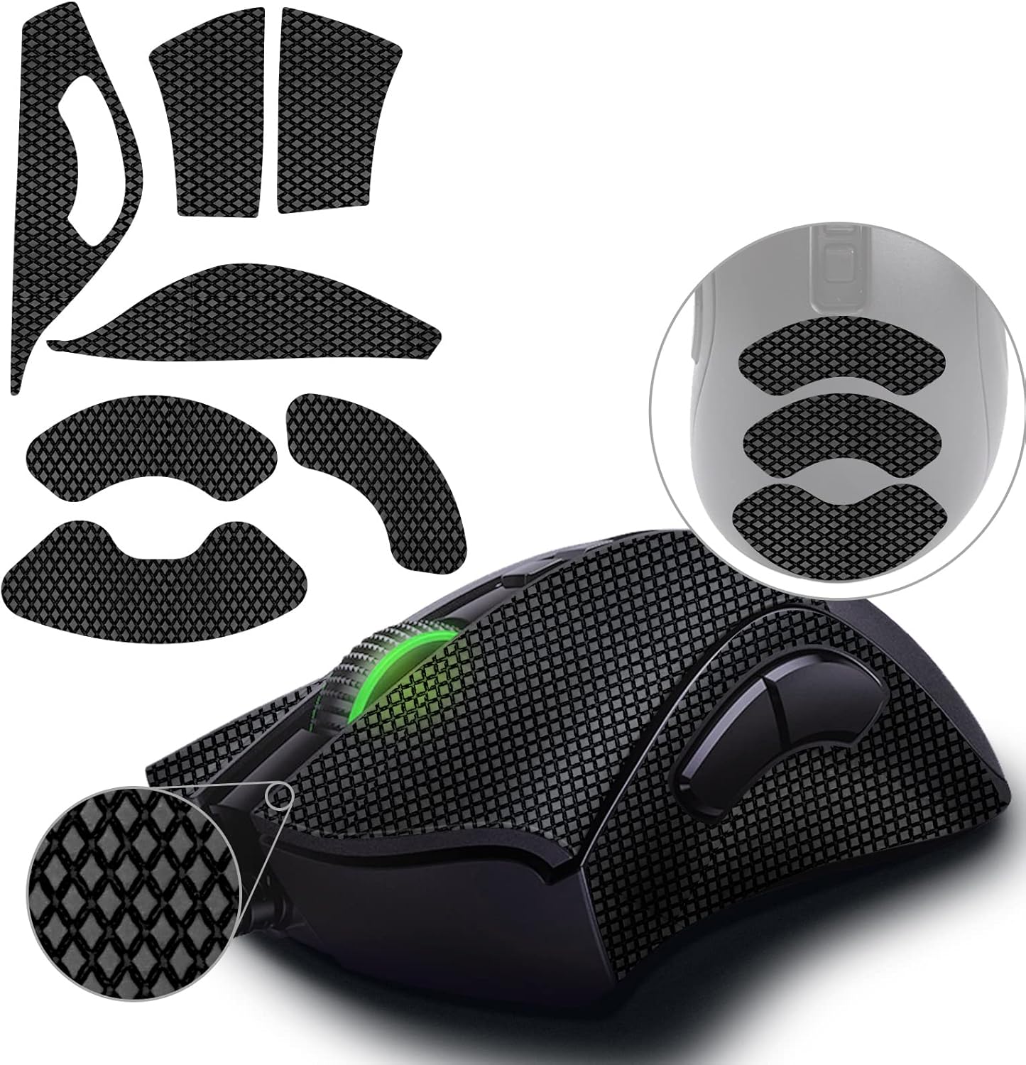 Amazon.com: TALONGAMES Mouse Anti Slip Grip Tape Compatible with Razer ...