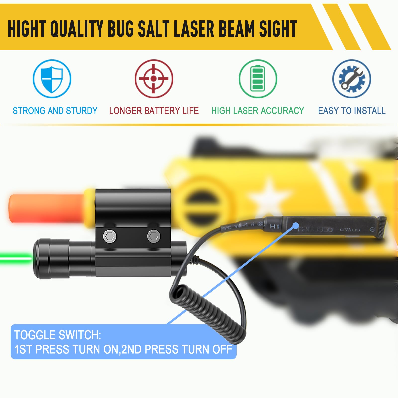Snapklik.com : Tyseam BugSalt Laser Beam Sight Compatible For Fly Salt ...