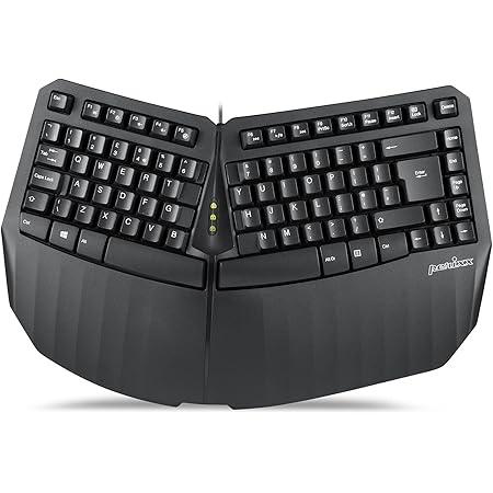 Perixx Periduo-406, Wired Mini Ergonomic Split Keyboard and Vertical ...