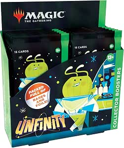 Amazon.com: Wizards of the Coast Unfinity Collector Booster Box | 12 ...