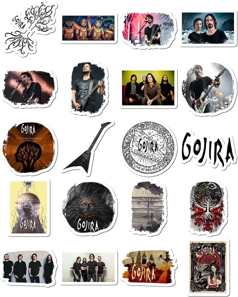 Amazon.com - Sticker Vinyl Stickers Gojira Truck Bumper Decal Laptop ...