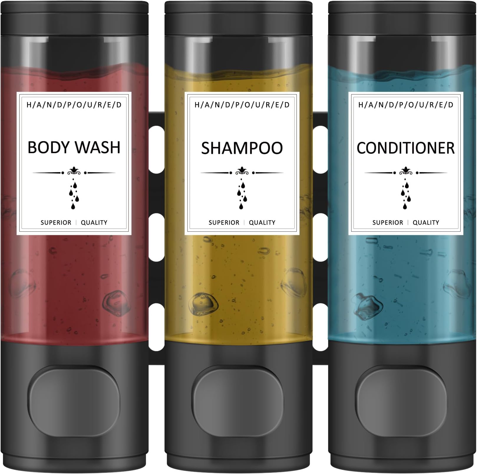 Amazon.com: Shampoo and Conditioner Dispenser, Pollock Shower Dispenser ...