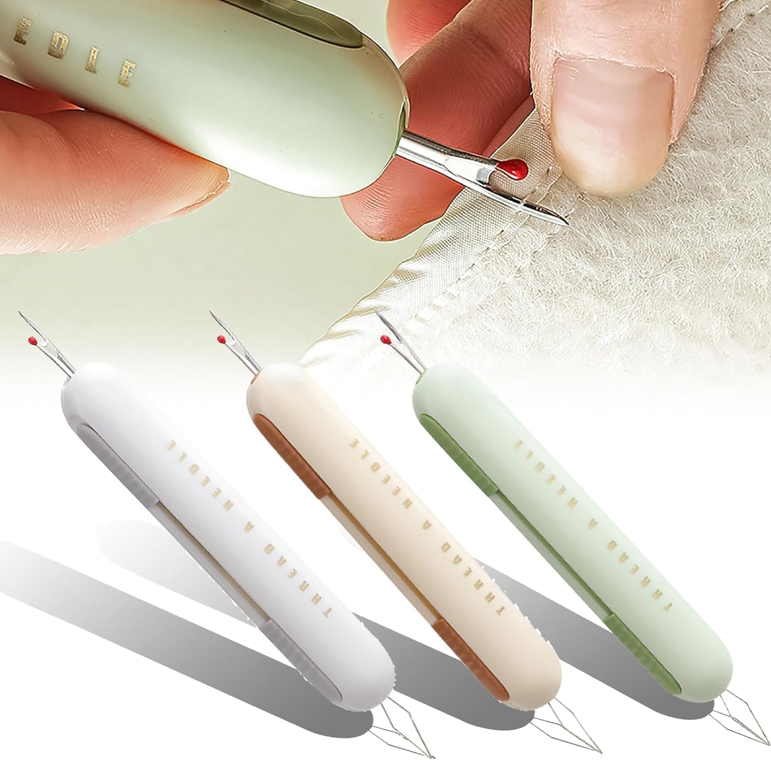 Amazon.com: Upgraded Seam Ripper, Needle Threaders, 2024 New 2 in 1 ...