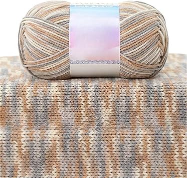 Combed Cotton Yarn - Ultra Soft 4-Ply Skeins, Gradient Color, for ...