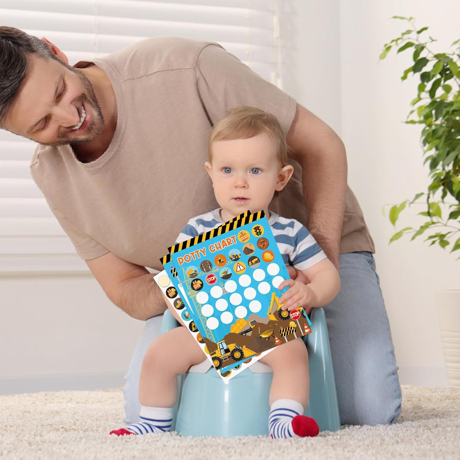 Construction Potty Training Chart for Toddlers Boys Philippines | Ubuy