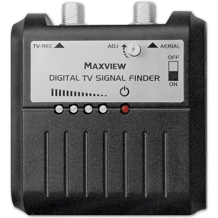 TV Signal Meter, Mini Digital Antenna Signal Finder, Terrestrial TV ...