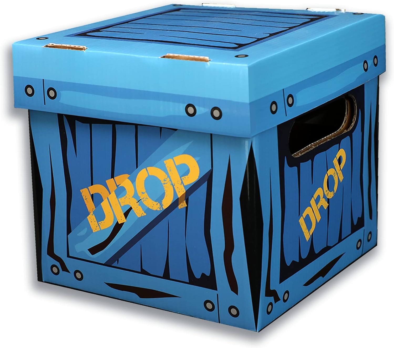 Amazon.com: Blue Loot Drop Box Gamer Storage | New Shape Blue Utility ...