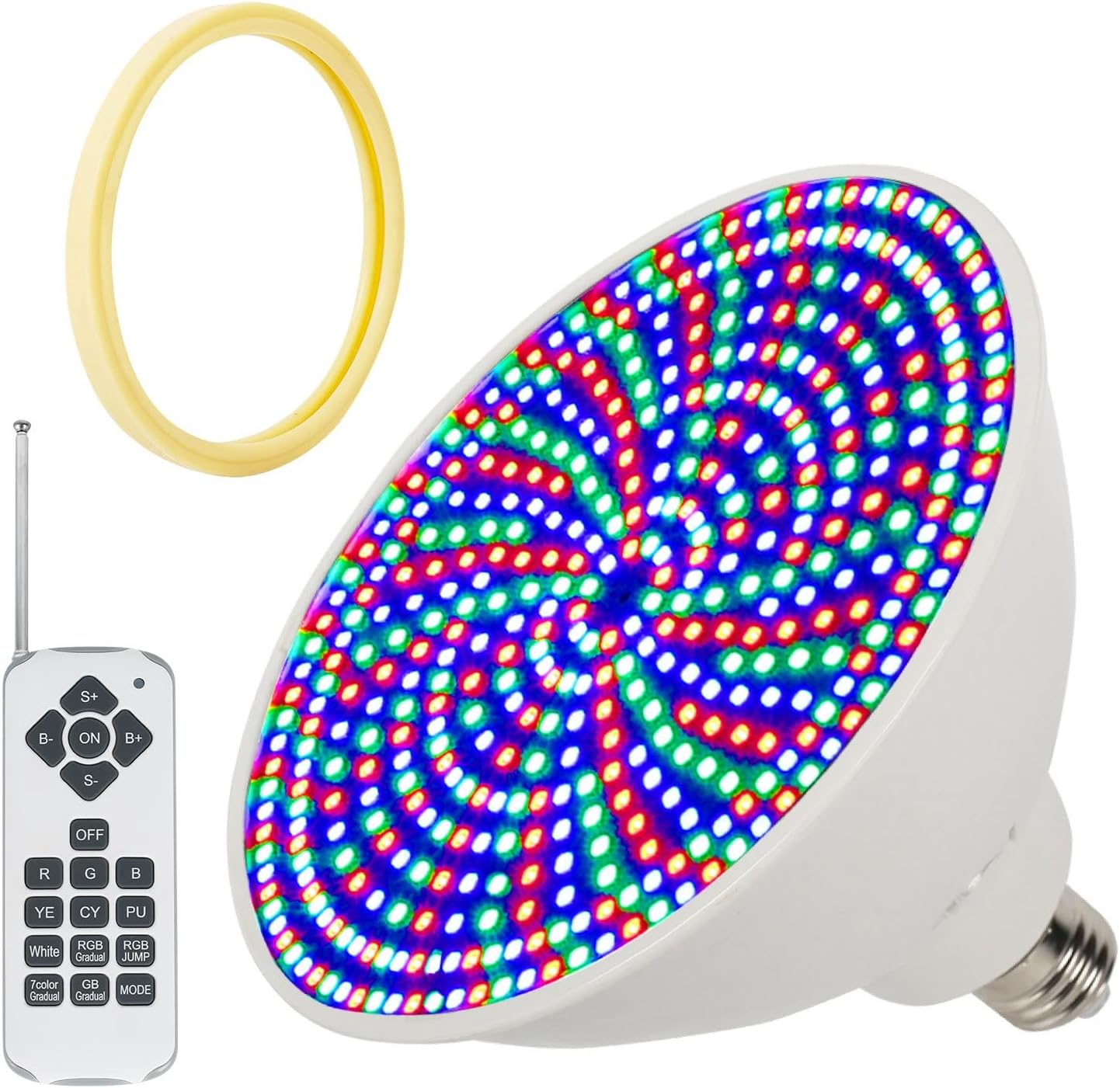 Amazon.com : LED Pool Light Bulb for Inground Pool, 12V 36W RGB Color ...