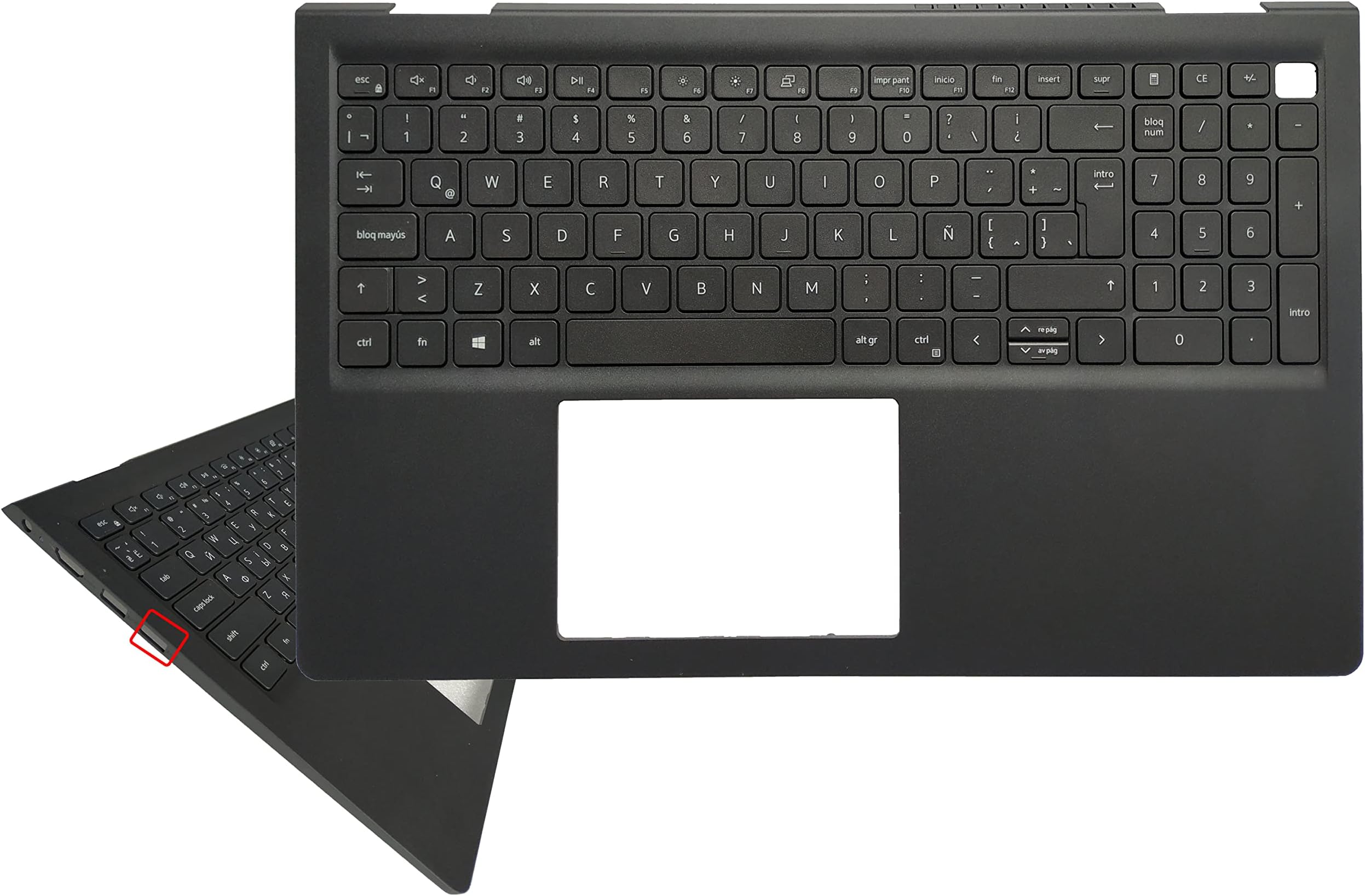 Amazon.com: Laptop Replacement Keyboard Compatible for Dell Inspiron 15 ...