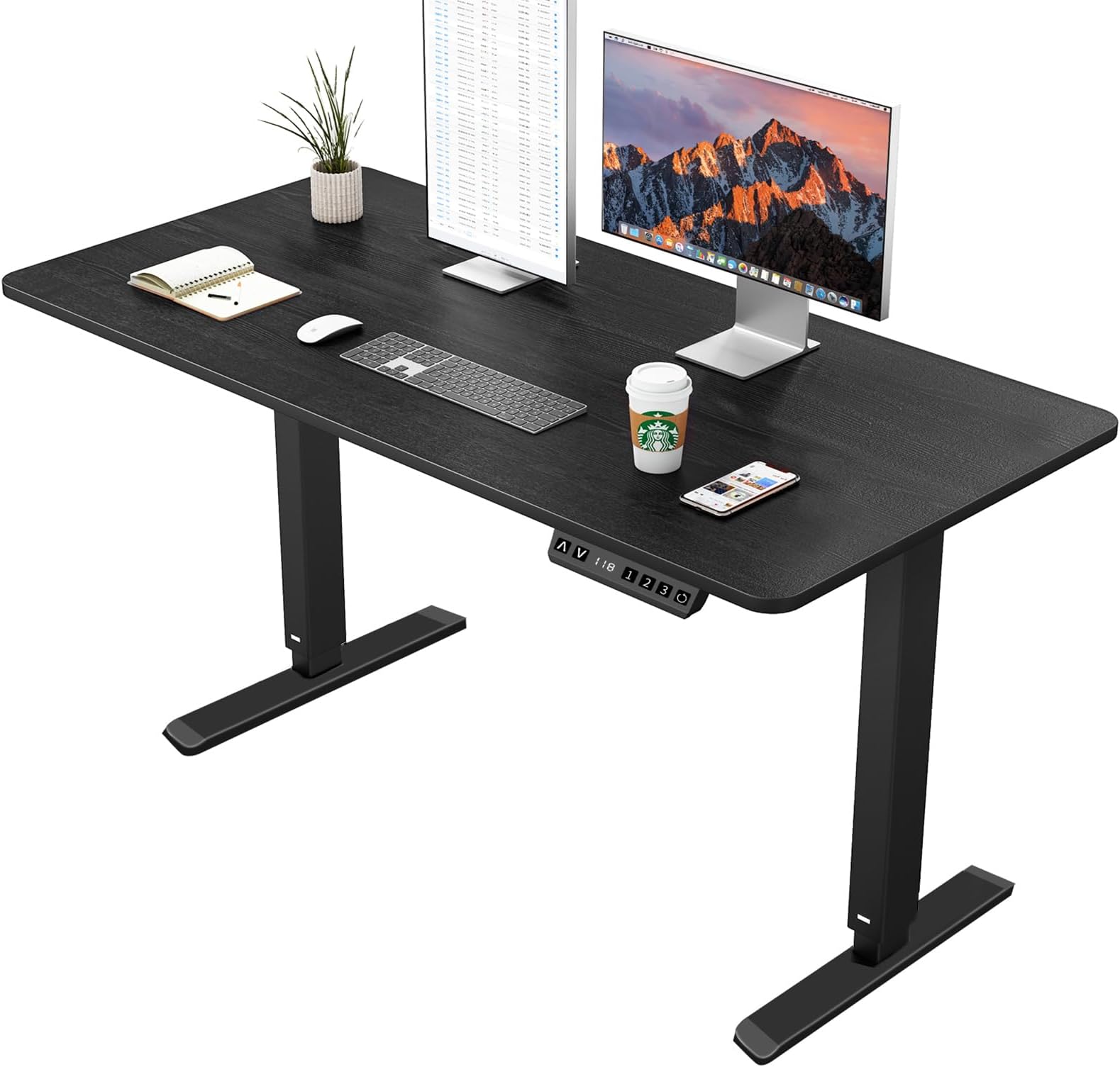 Amazon.co.jp: Dripex Electric Elevating Desk, 55.1 inches (140 cm ...