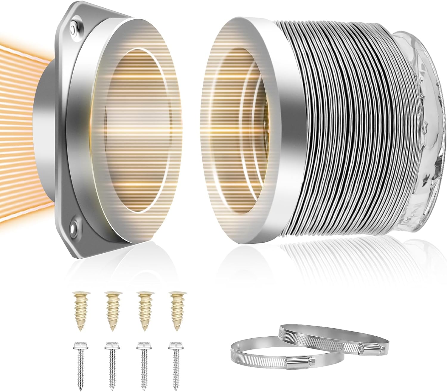 Amazon.com: FEFE Magnetic Dryer Vent, 180°Magnetic Dryer Vent Connector ...