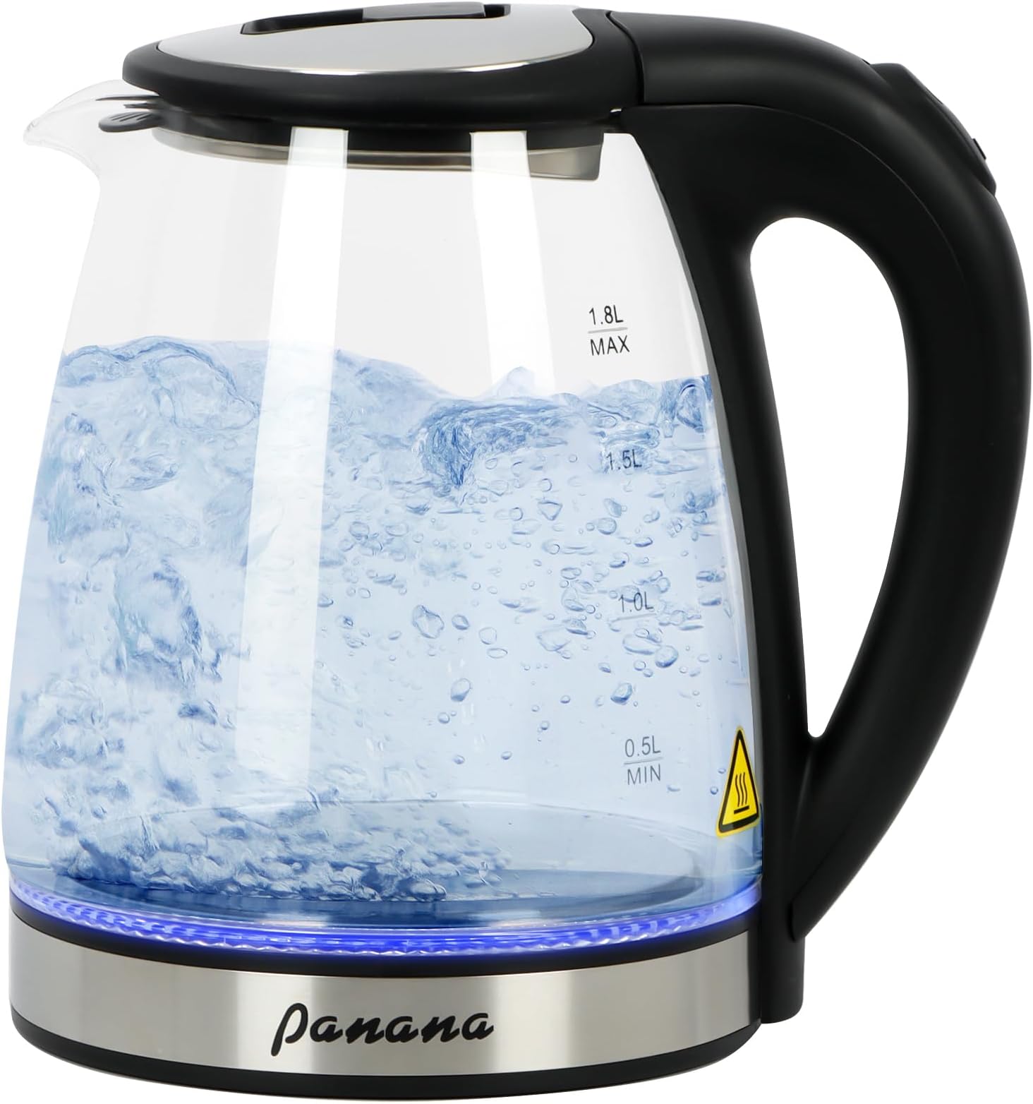 Amazon.com: Electric Kettle, Tea Kettle Pot, 1.8L, 1200W, Stainless ...