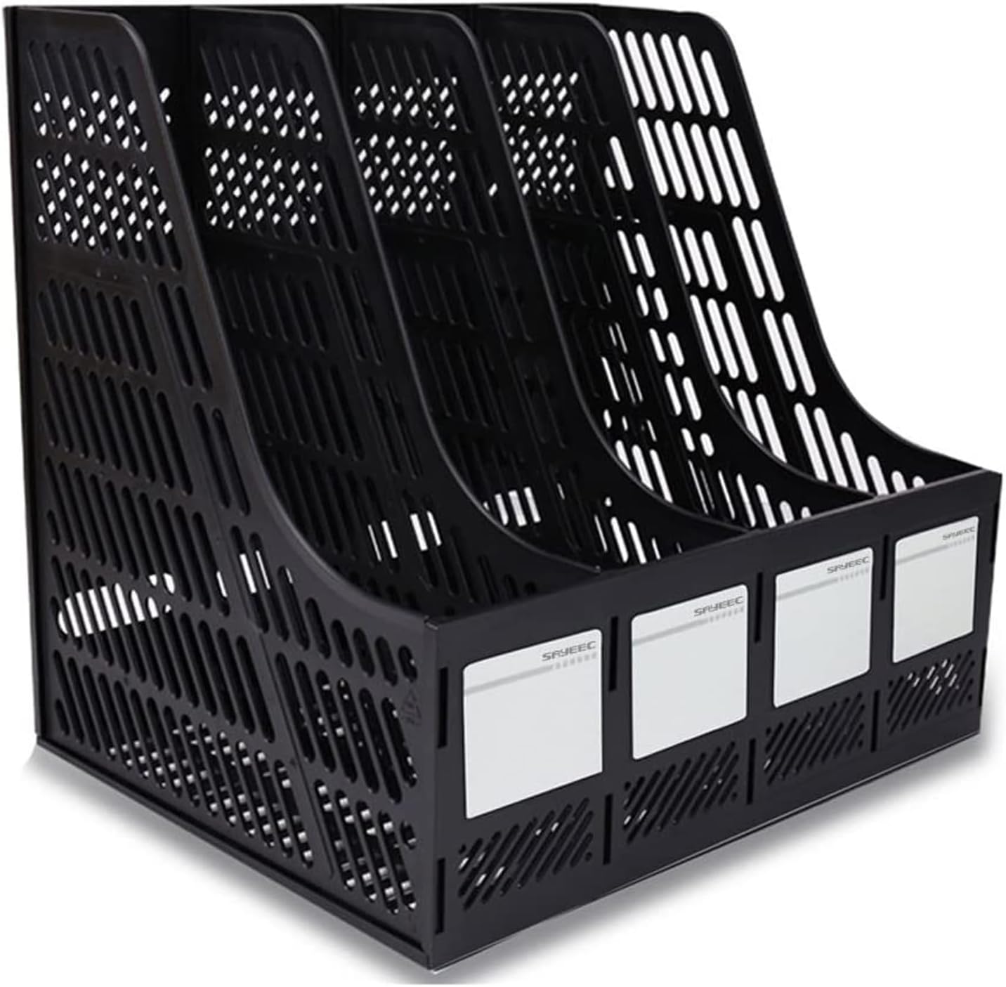 SimpleHouseware Expandable 5 Section Upright File Sorter Organizer ...