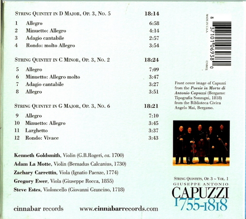 Giuseppe Antonio Capuzzi, Kenneth Goldsmith, Adam L a Motte, Zachary ...