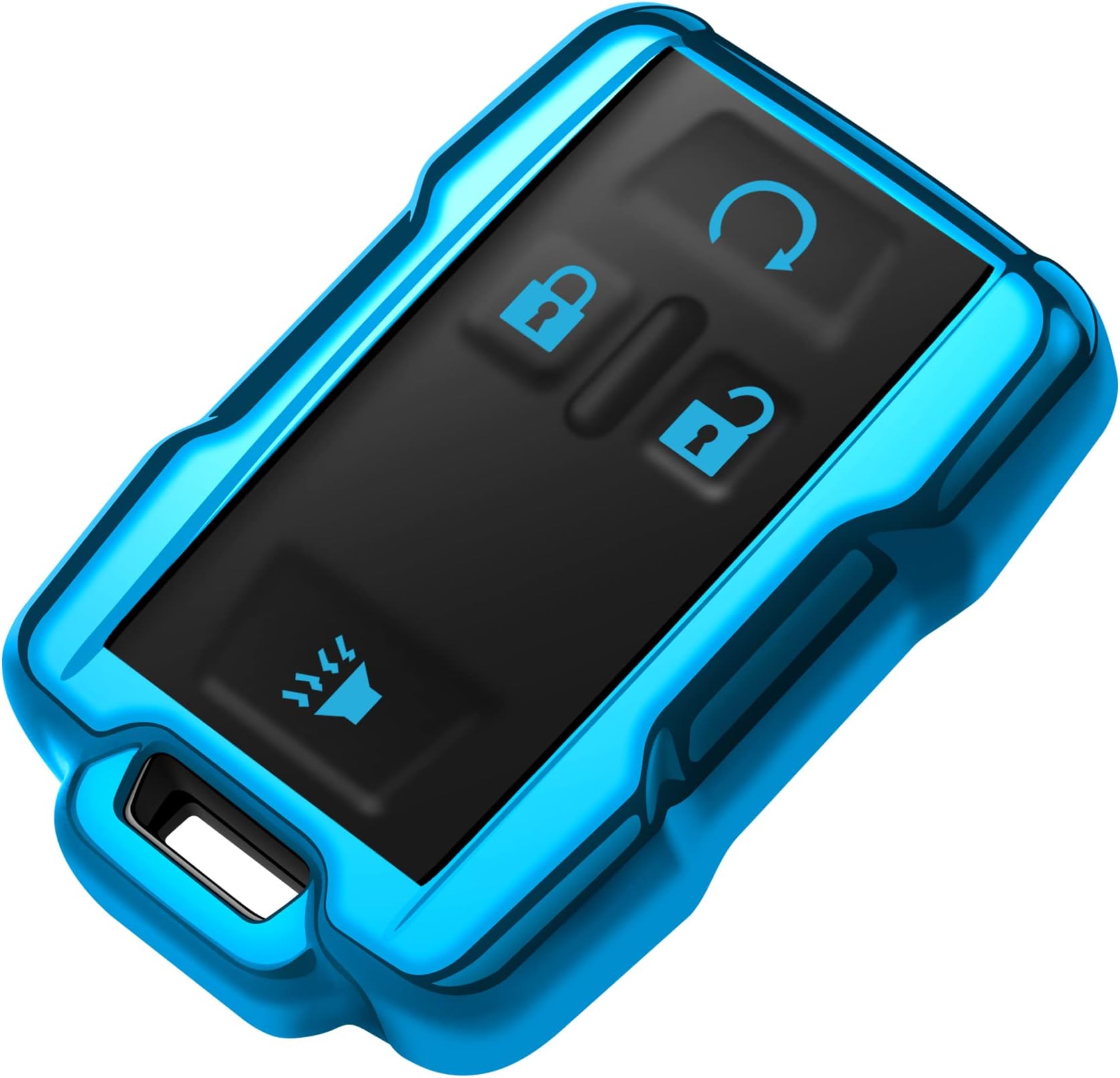 Amazon.com: Tukellen for Chevrolet Key Fob Cover Soft TPU Full ...
