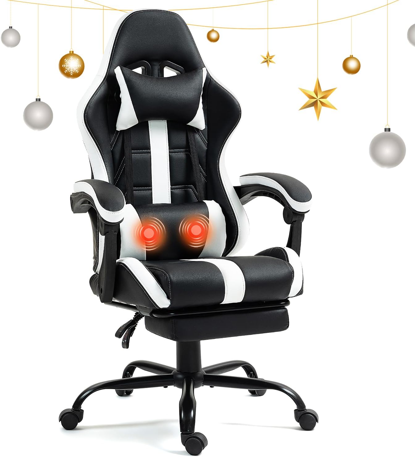 Amazon.com: Homall Gaming Chair, Computer Chair with Footrest and ...