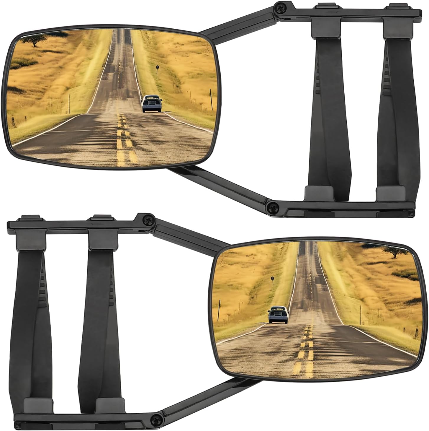 Amazon.com: Universal Extended Mirrors, Clip-on Towing Mirrors for ...