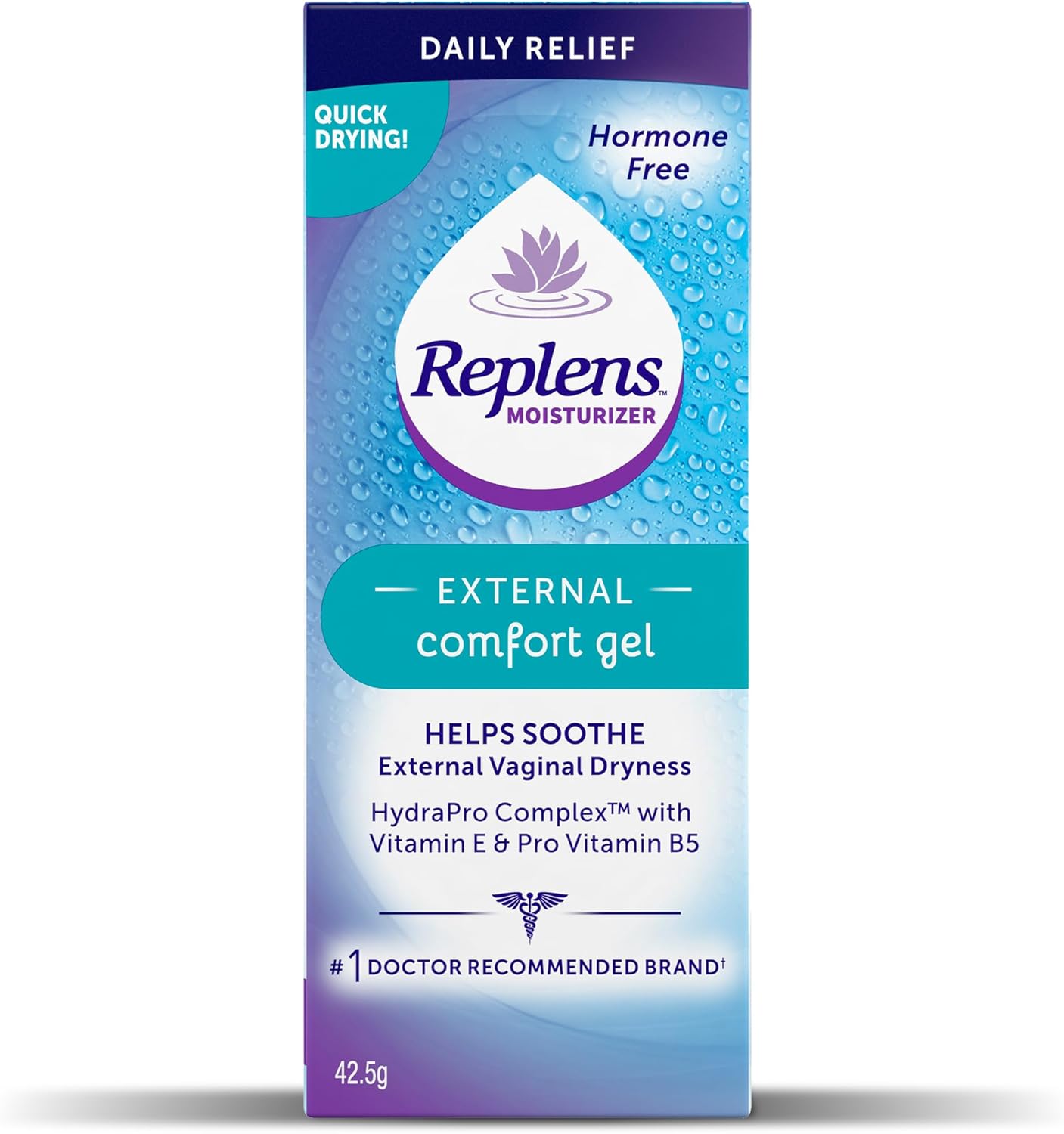 Replens Moisture Restore Gel - Soothing Vaginal Dryness Relief.