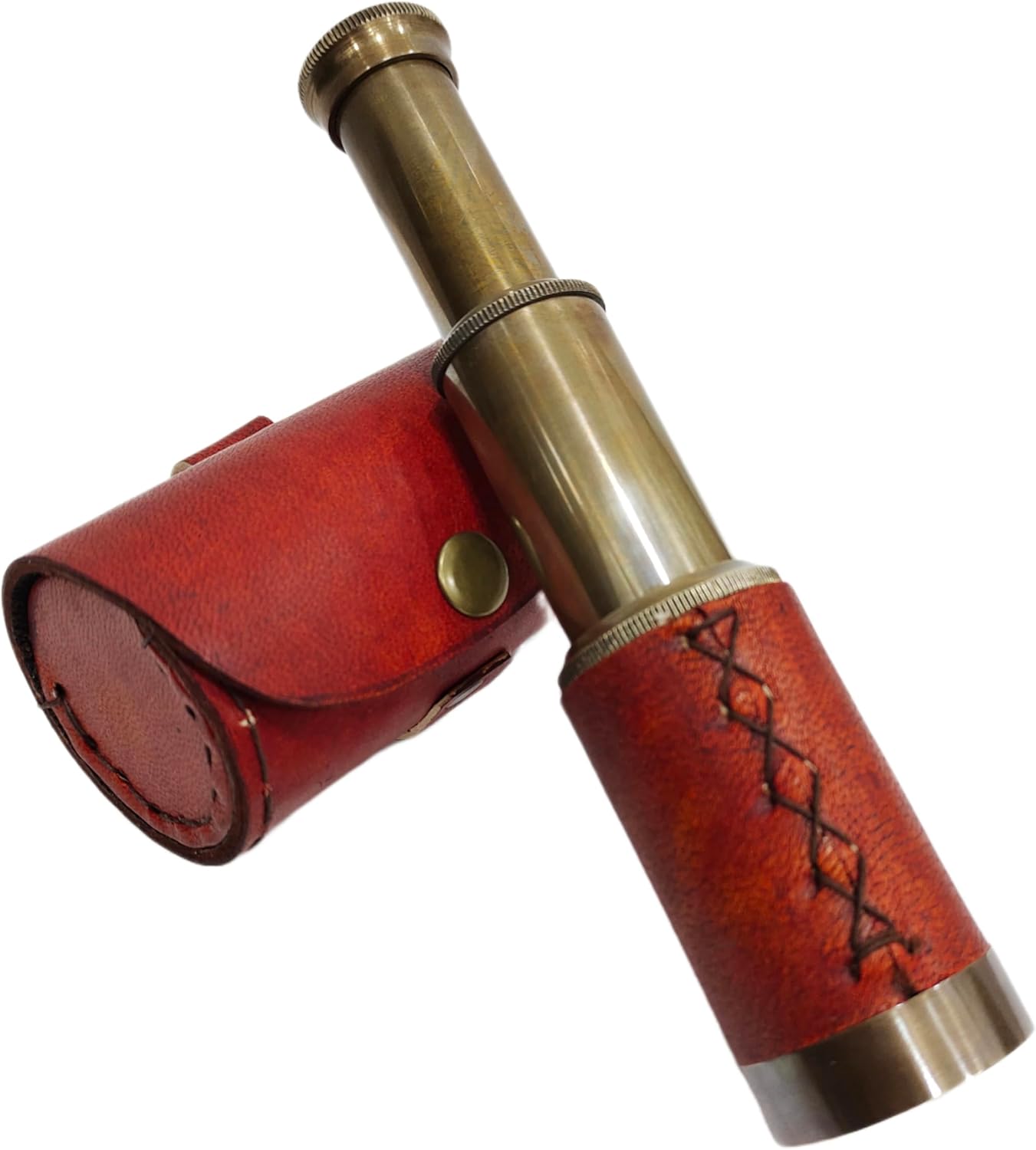 Amazon.com: Navirock 6'' Solid Brass Handheld Spyglass Telescope with ...