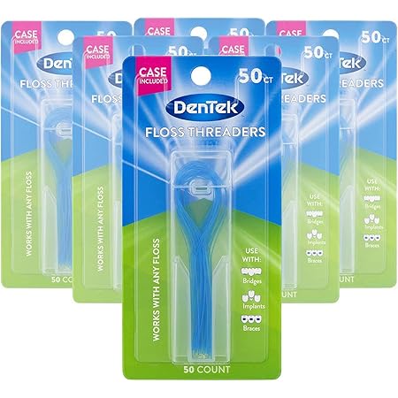 Amazon.com: Dentek Floss Threaders 50 Count (3 Pack) : Health & Household