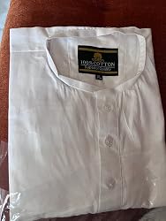 Buy First Look White Regular Fit Men's Cotton Quality Half-Sleeve Short ...