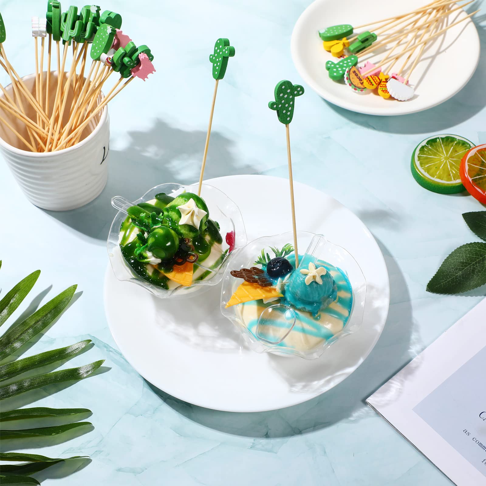 Snapklik.com : 200 Pieces Fiesta Cupcake Toppers Mexican Fiesta ...