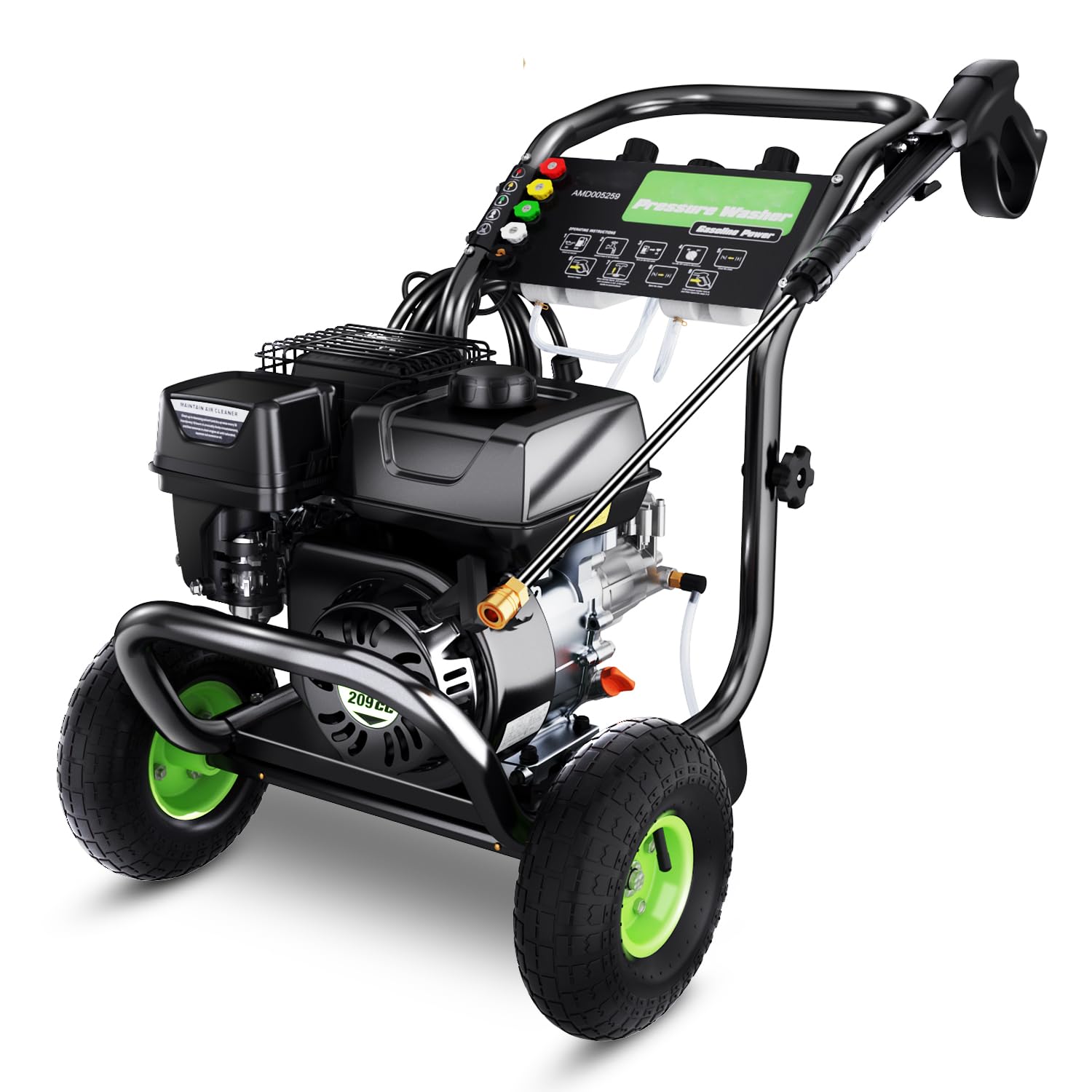 Amazon.com : Suyncll 4000PSI Pressure Washer 3.0GPM Gas Power Washer ...
