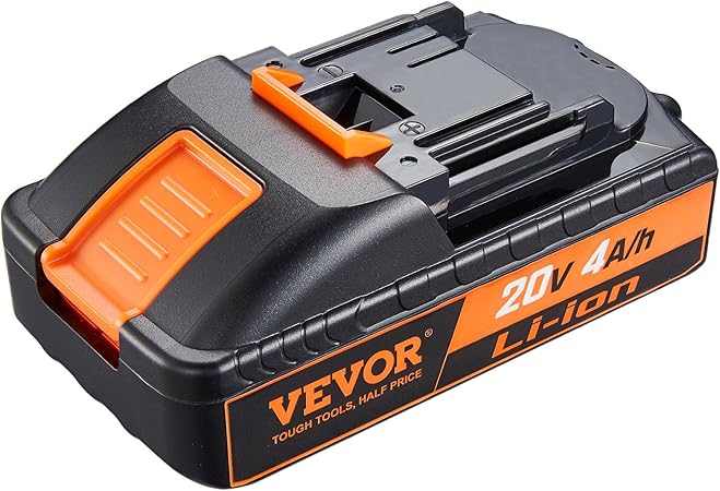 Amazon.com: VEVOR 20V 4.0Ah Lithium-Ion Battery - High-Capacity ...
