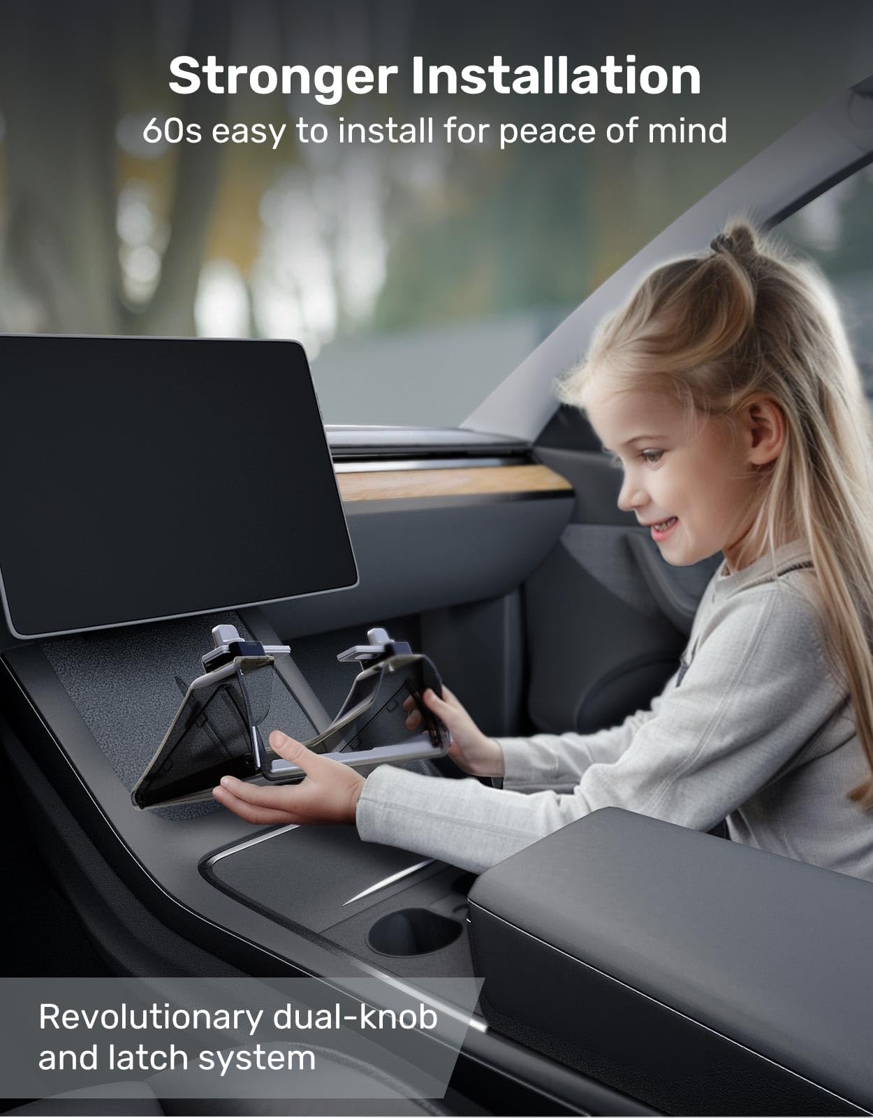 Snapklik.com : Zanch 2024 Upgraded Tesla Model Y Under Screen Storage ...