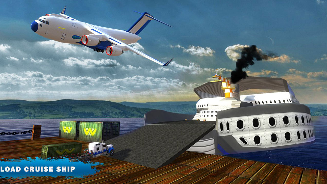 City Cargo Transporter Tycoon Ship Simulator 3D: Real Euro Transporter ...