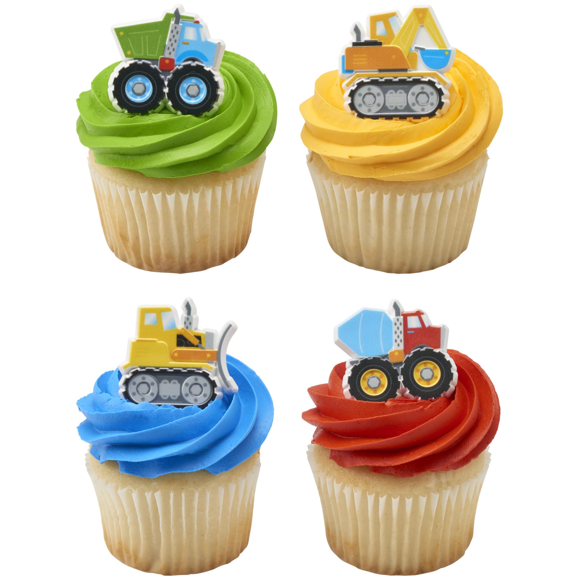 Amazon.com: DecoPac Construction Rings, Cupcake Decorations ...