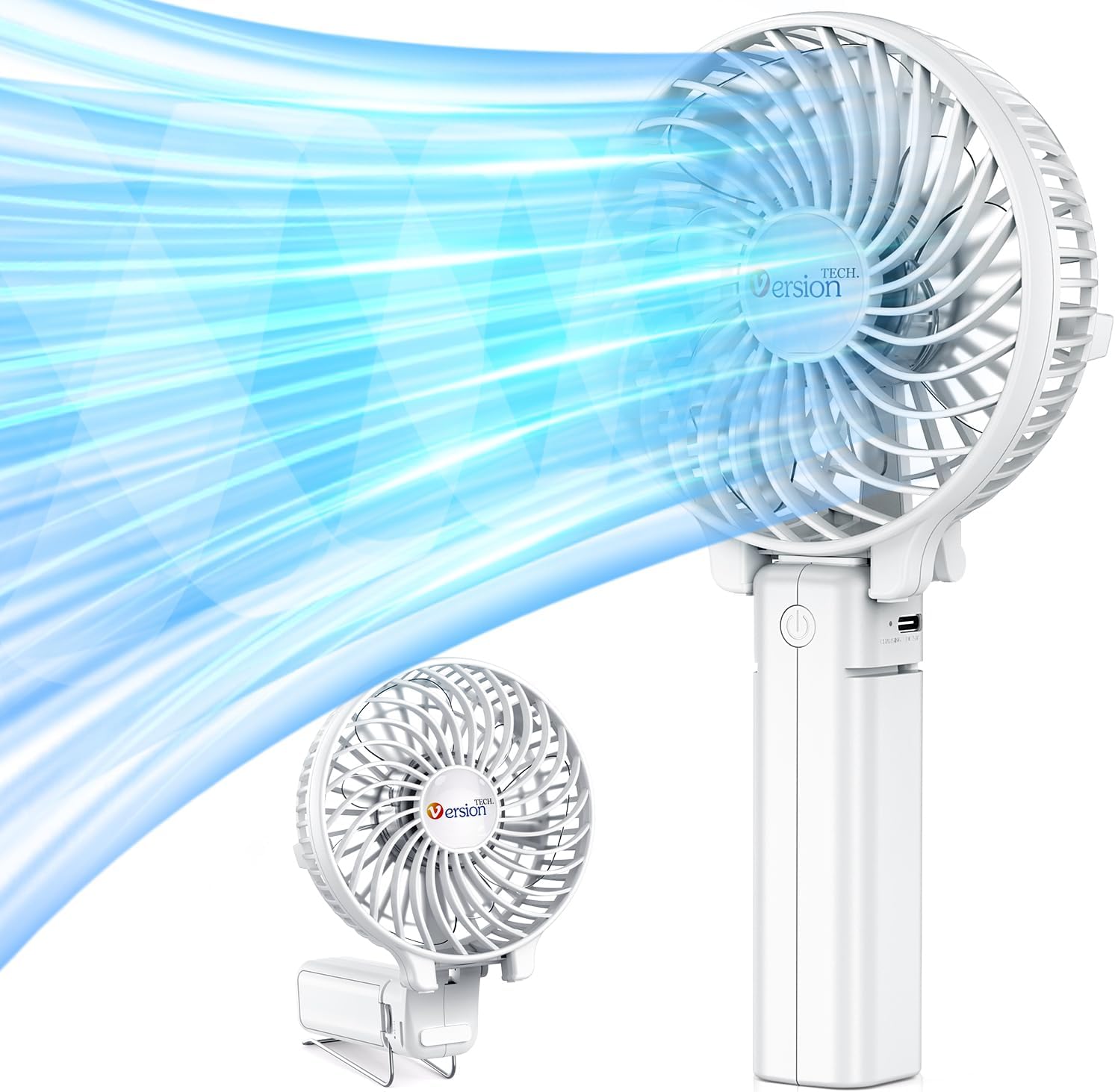 Amazon.com: Portable Fan Rechargeable, Cordless Battery Powered Fan ...