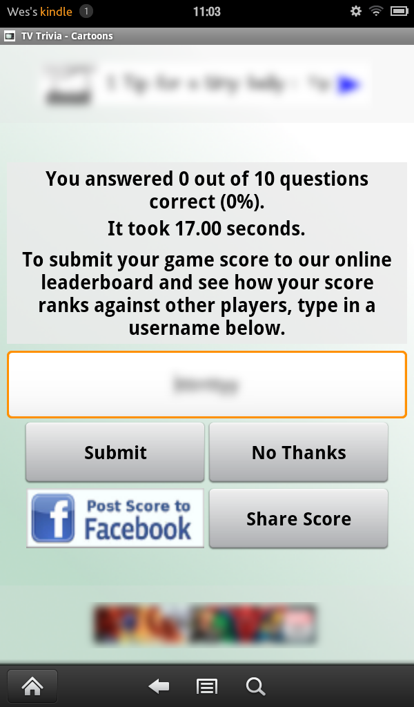 Cartoon Trivia - App on Amazon Appstore