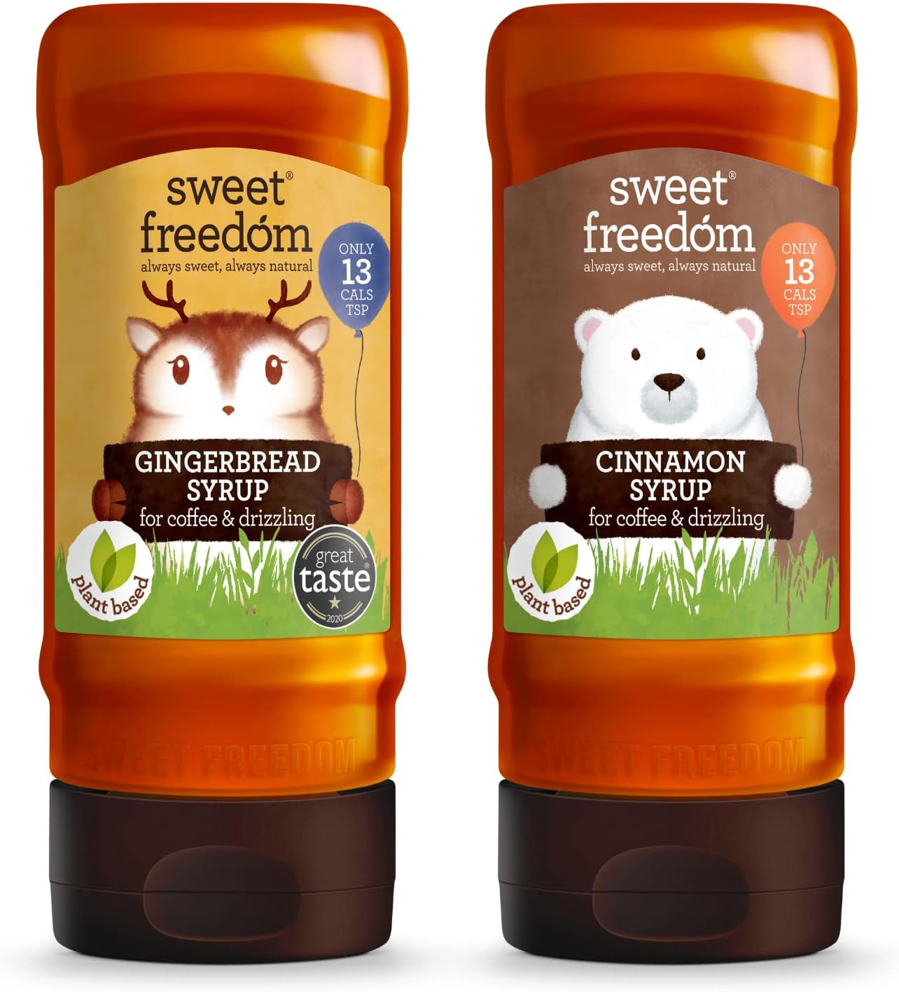 Sweet Freedom Gingerbread Syrup Pack of 1 X Sweet Freedom Cinnamon ...