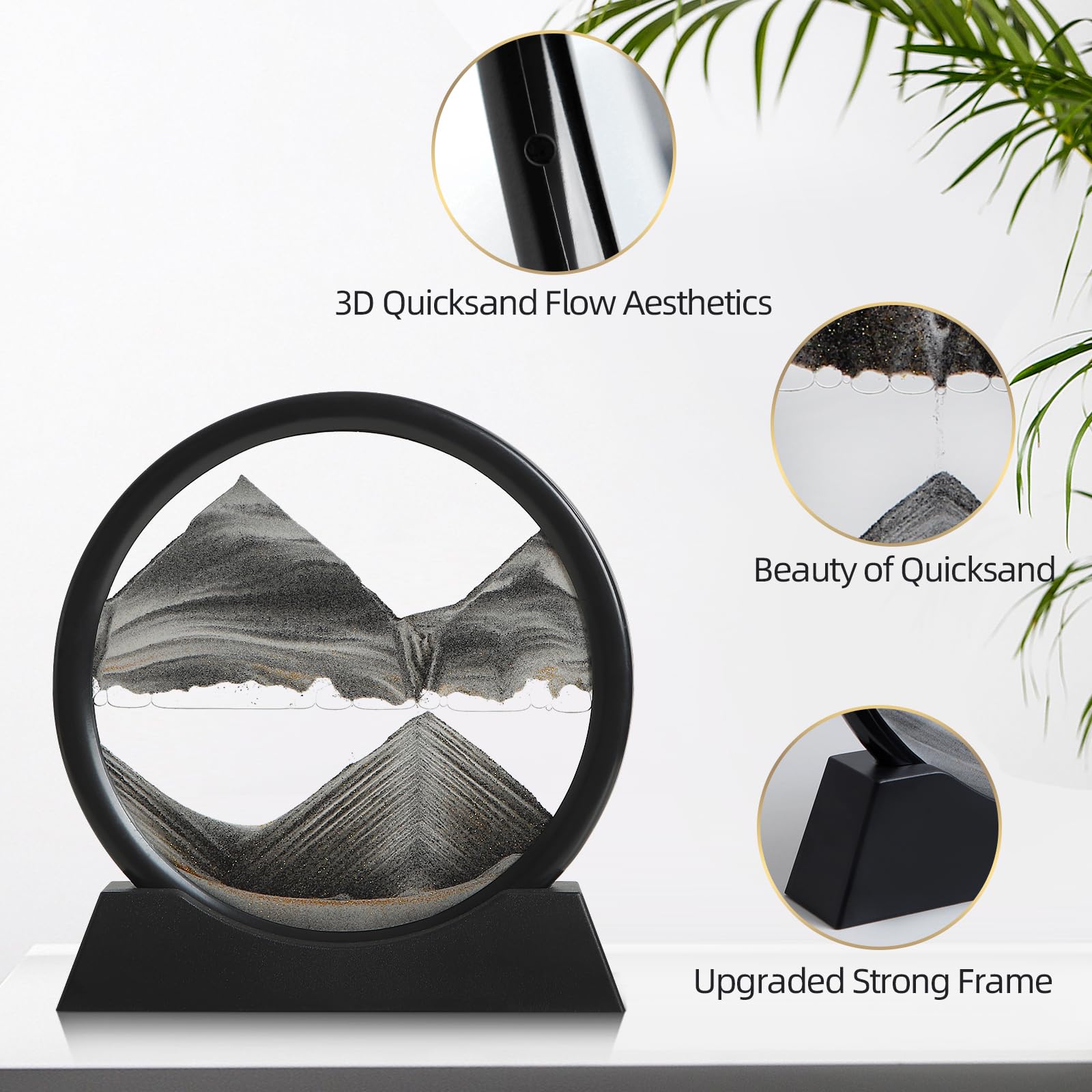 Snapklik.com : KPNUWN Moving Sand Art Liquid Motion, 3D Deep Sea ...