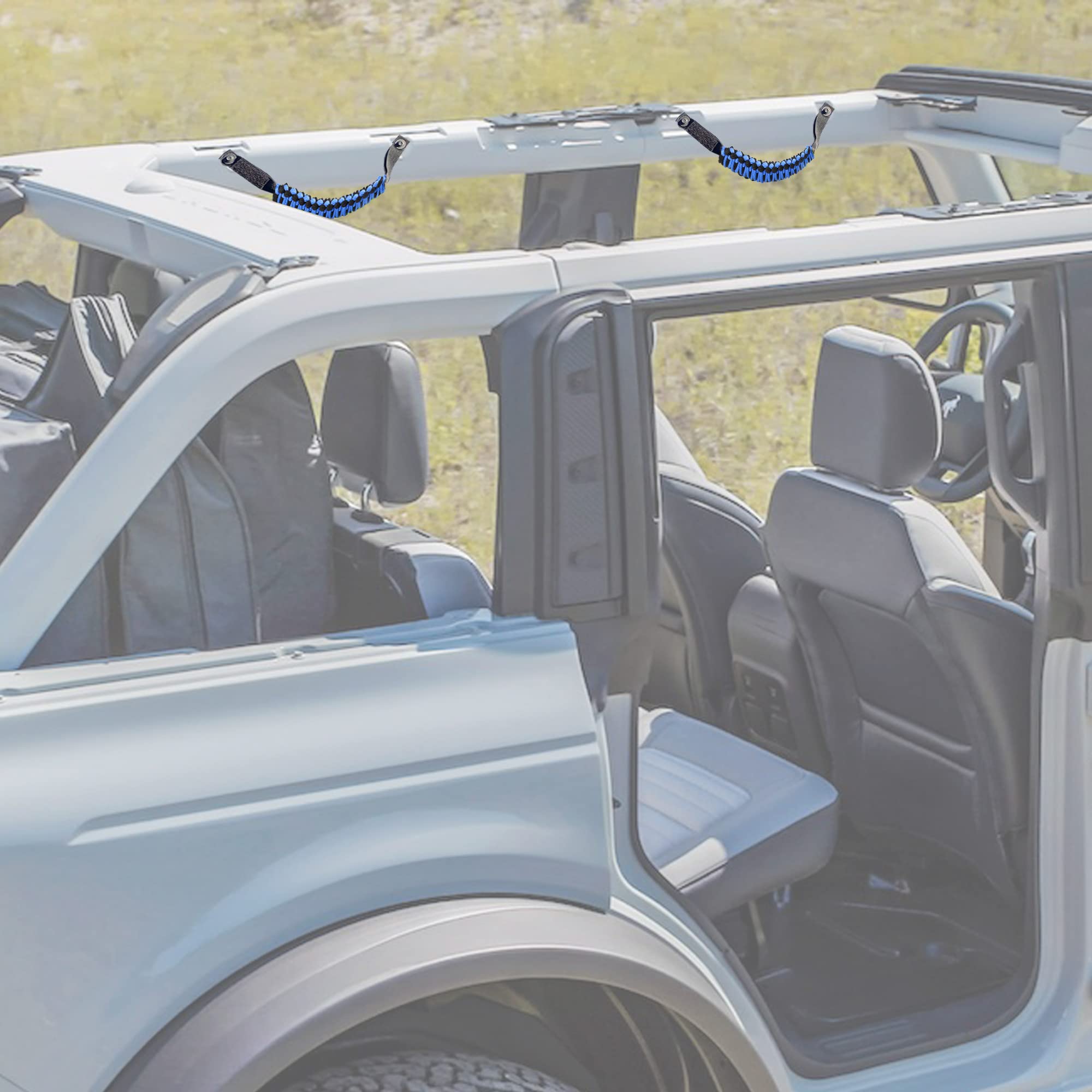Snapklik.com : Sukemichi For Bronco Grab Handles, Paracord Roll Bar ...