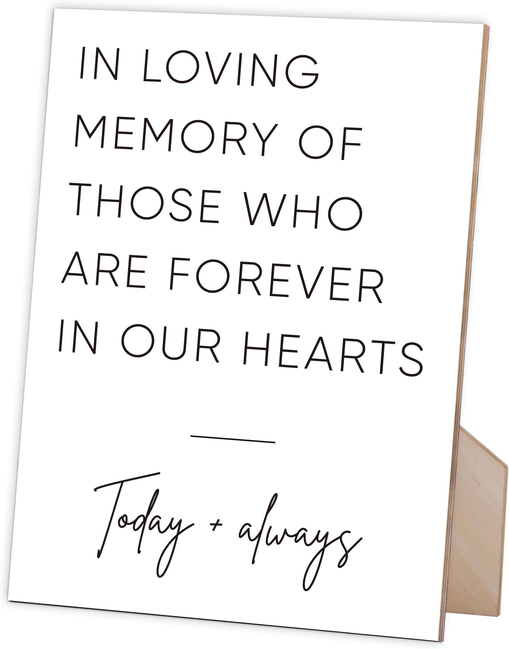 Amazon.com: In Loving Memory Wedding Sign, Wedding Memorial Sign, for ...