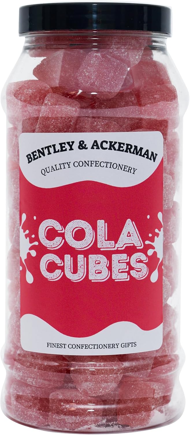 Cola Cubes - (640g) Original Cola Cubes Retro Sweets in a Jar By ...